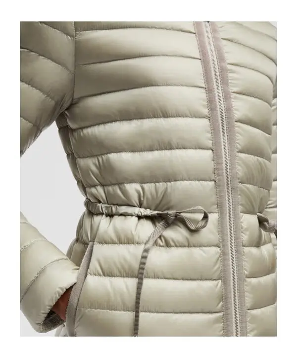 Moncler Raie Short Down Jacket - Light Gray