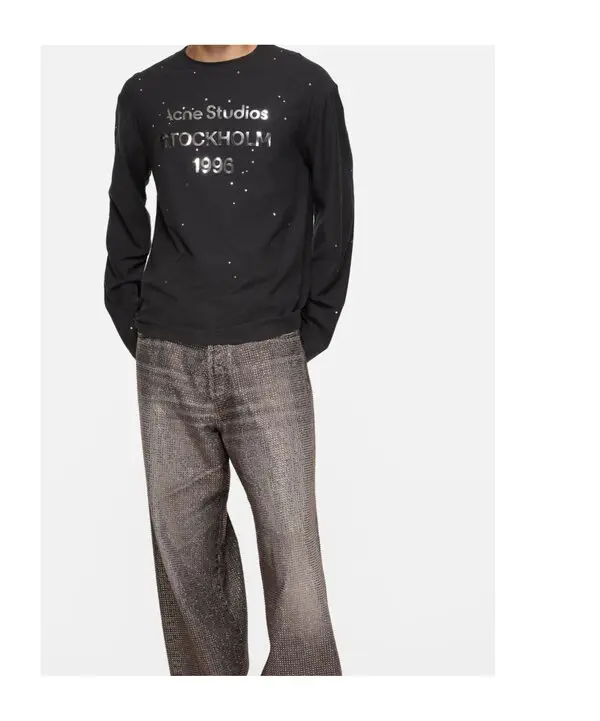 Acne Studios Crewneck Long-sleeved T-shirt