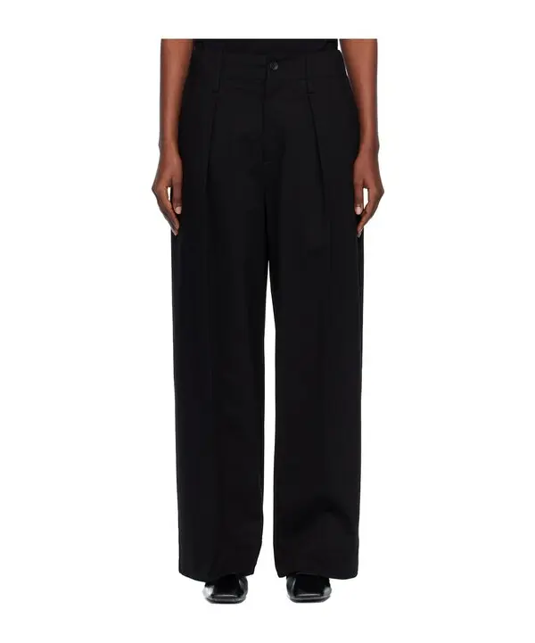 Issey Miyake Pleated Wide-leg Trousers