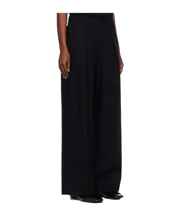 Issey Miyake Pleated Wide-leg Trousers