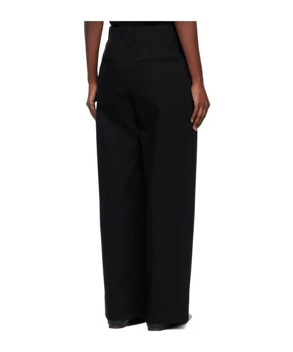 Issey Miyake Pleated Wide-leg Trousers