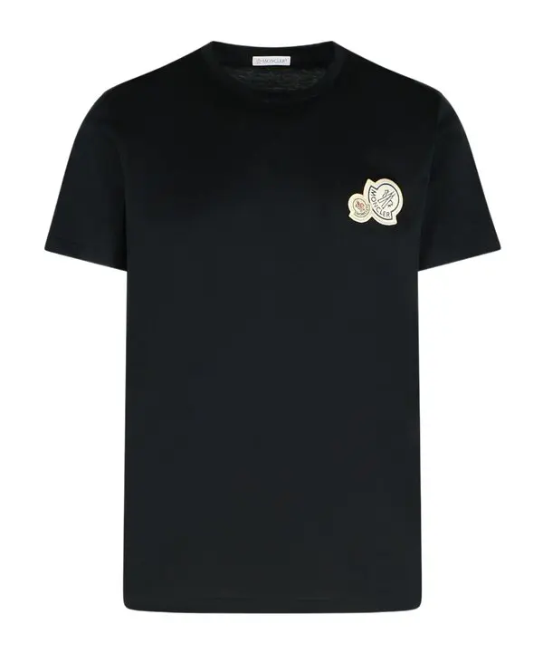 Moncler Logo Patch Crewneck T-shirt