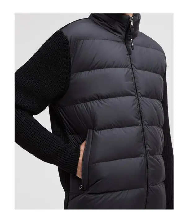 Moncler Logo Patch Padded Cardigan