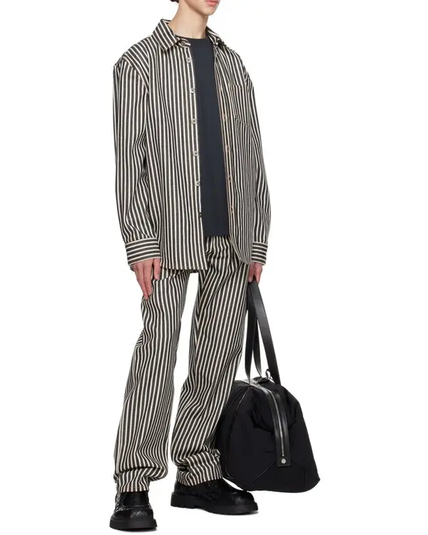 Bottega Veneta Striped Long-sleeved Shirt