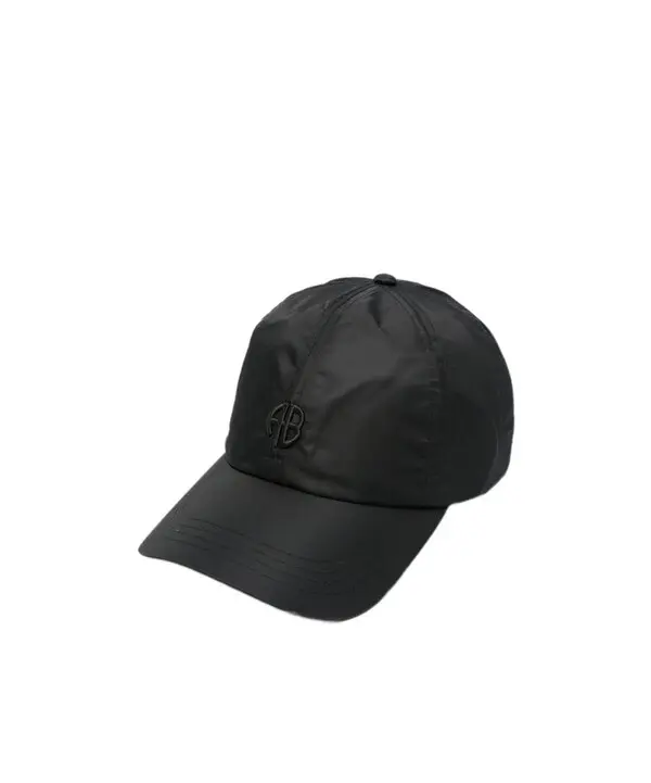 ANINE BING Jeremy Logo-embroidered Baseball Cap - Black