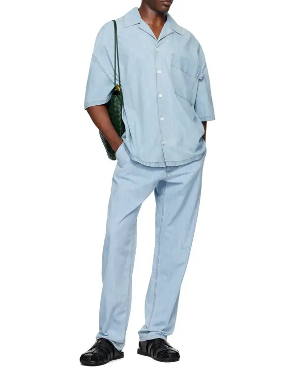Bottega Veneta Light Bleached Denim Shirt