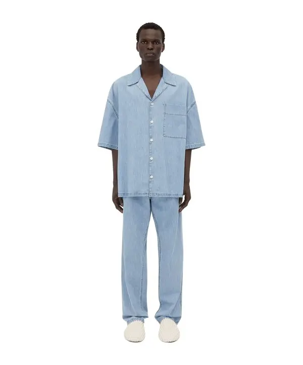 Bottega Veneta Light Bleached Denim Shirt