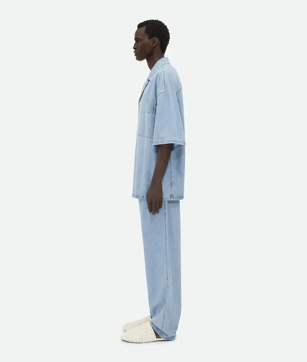 Bottega Veneta Light Bleached Denim Shirt
