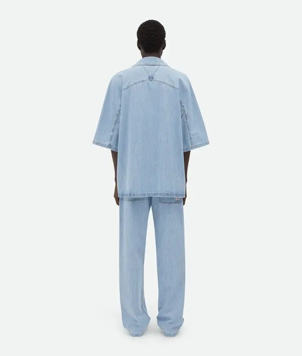 Bottega Veneta Light Bleached Denim Shirt