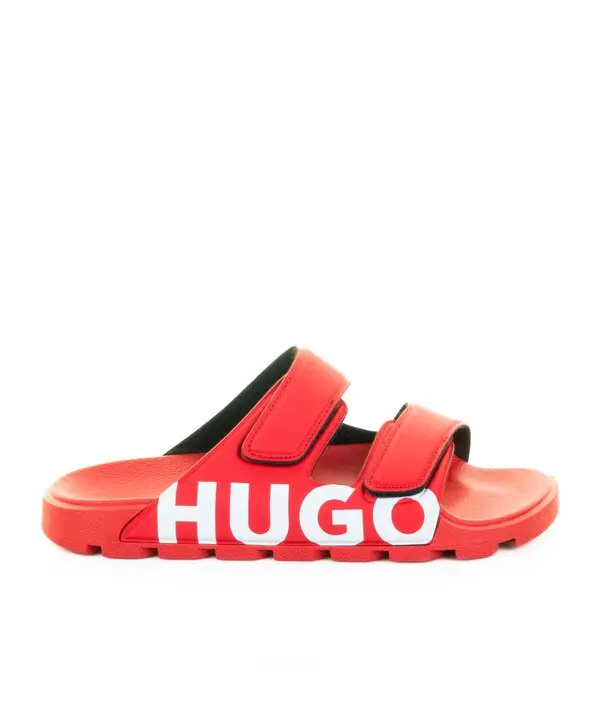 Hugo Boss Logo Slippers - Red