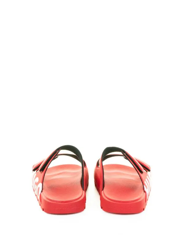 Hugo Boss Logo Slippers - Red