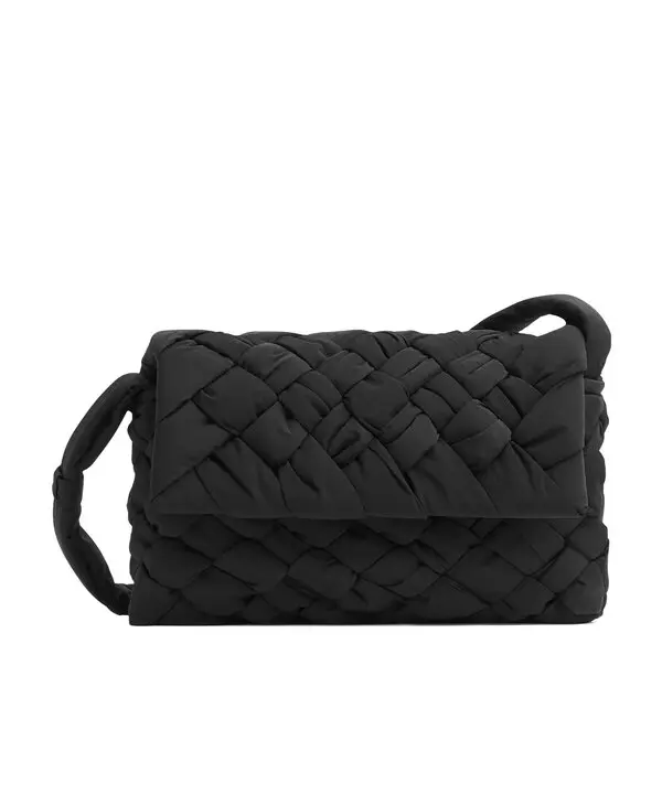 Bottega Veneta Rumple Small Messenger Bag - Black
