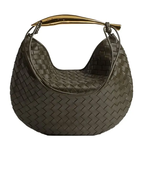 Bottega Veneta Large Sardine Shoulder Bag - Khaki