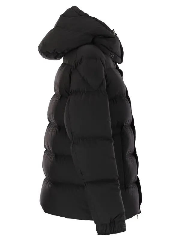 Moncler Maya 70 Hooded Short Puffer Jacket - Black