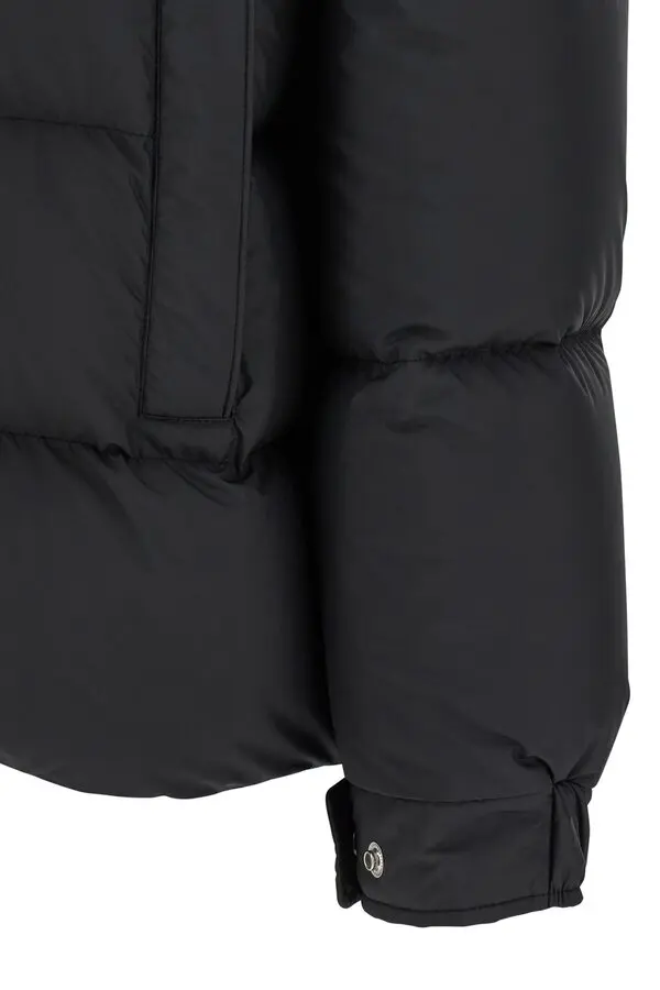 Moncler Maya 70 Hooded Short Puffer Jacket - Black