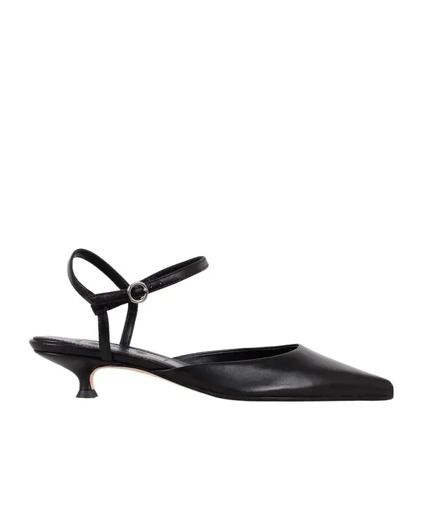AeydĒ Colette 35mm Pointed-toe Leather Pumps