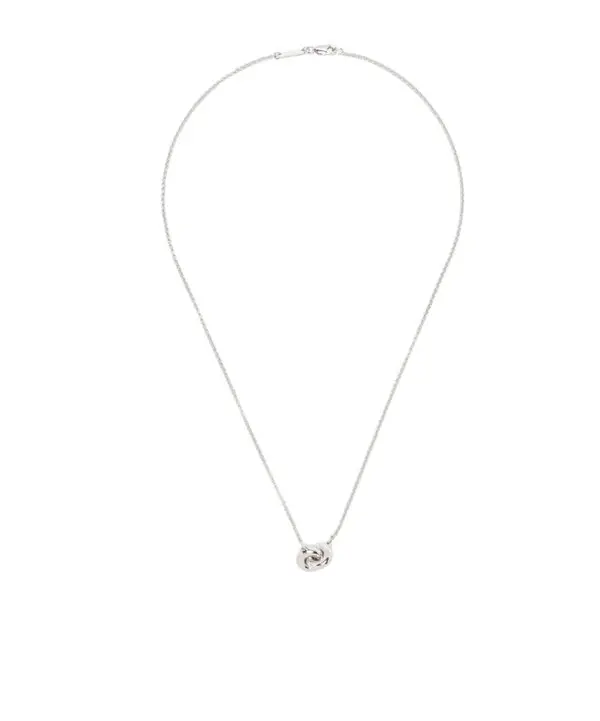 Tom Wood Sphere Double Pendant Necklace