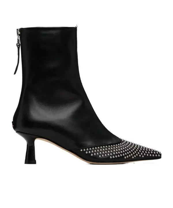 AeydĒ Sila Mini Stud Leather Boots
