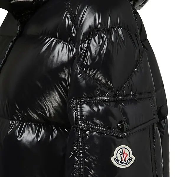 Moncler Cavettaz Hooded Long Padded Jacket