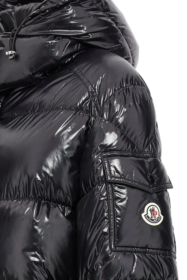 Moncler Cavettaz Hooded Long Padded Jacket