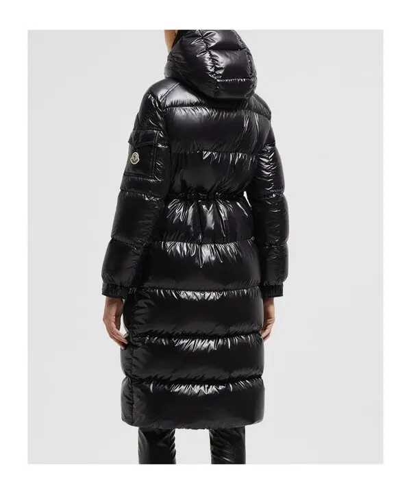 Moncler Cavettaz Hooded Long Padded Jacket