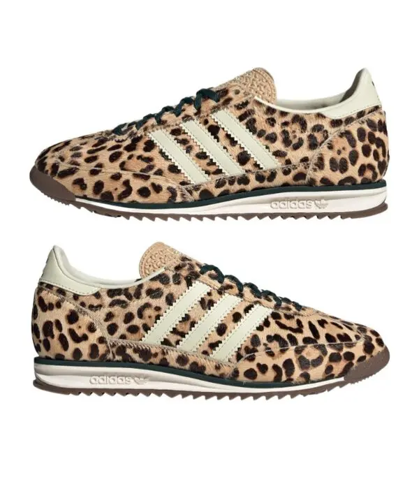 ADIDAS ORIGINALS Sl 72 Og Leopard Printed Sneakers