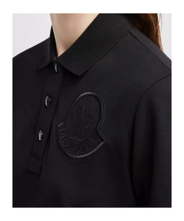 Moncler Embroidered Logo Polo Shirt