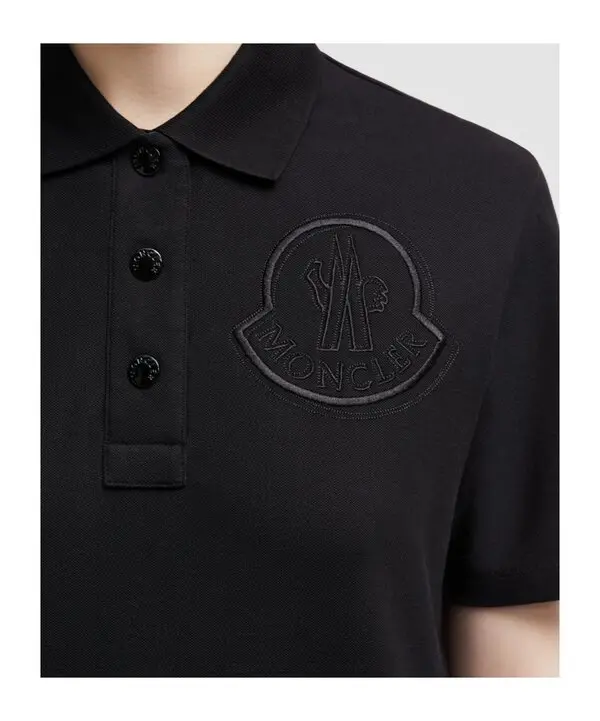 Moncler Embroidered Logo Polo Shirt