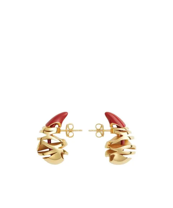 Bottega Veneta Drop Earrings - Yellow