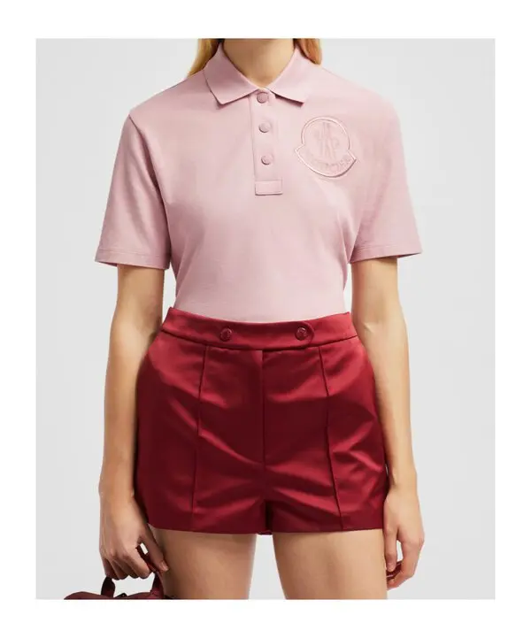 Moncler Embroidered Logo Polo Shirt