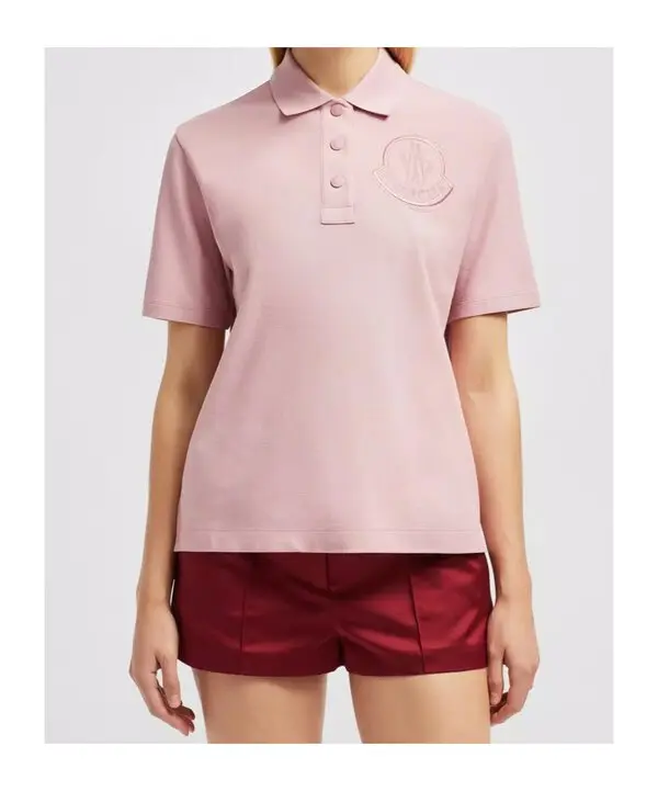 Moncler Embroidered Logo Polo Shirt