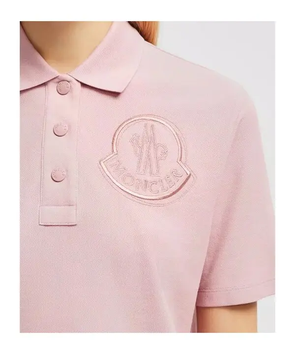 Moncler Embroidered Logo Polo Shirt