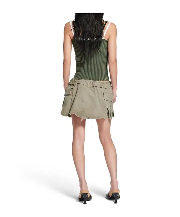 Balenciaga Lace-detailed Patched Tank Top