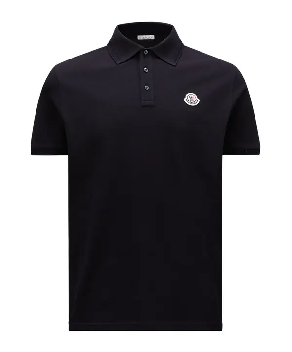 Moncler Logo Patch Short-sleeved Polo Shirt