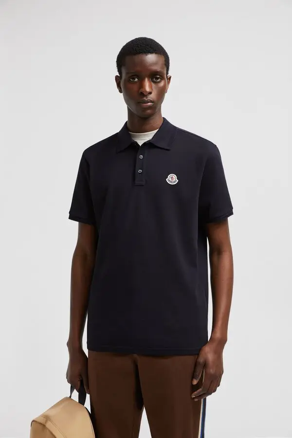 Moncler Logo Patch Short-sleeved Polo Shirt