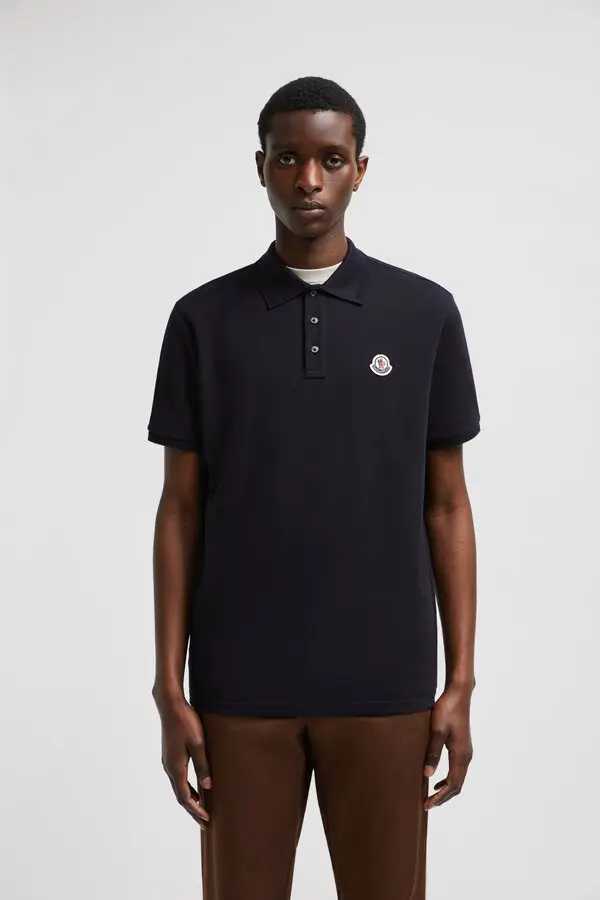 Moncler Logo Patch Short-sleeved Polo Shirt