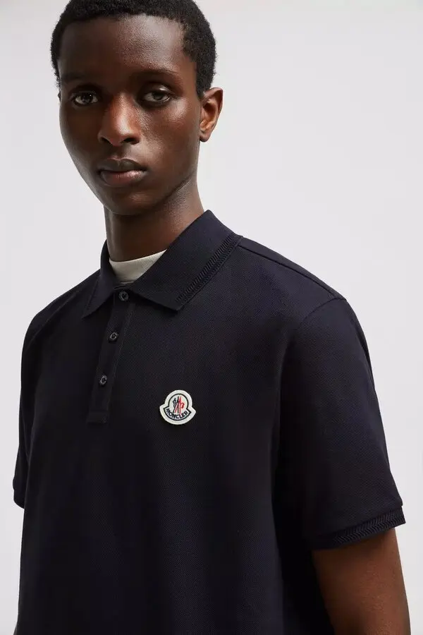 Moncler Logo Patch Short-sleeved Polo Shirt