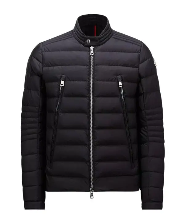Moncler Amiot Down Biker Jacket