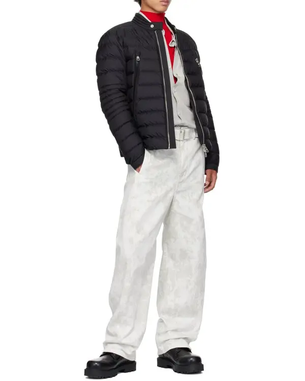 Moncler Amiot Down Biker Jacket