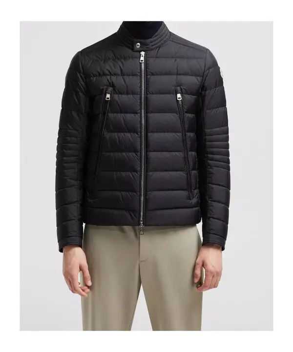 Moncler Amiot Down Biker Jacket
