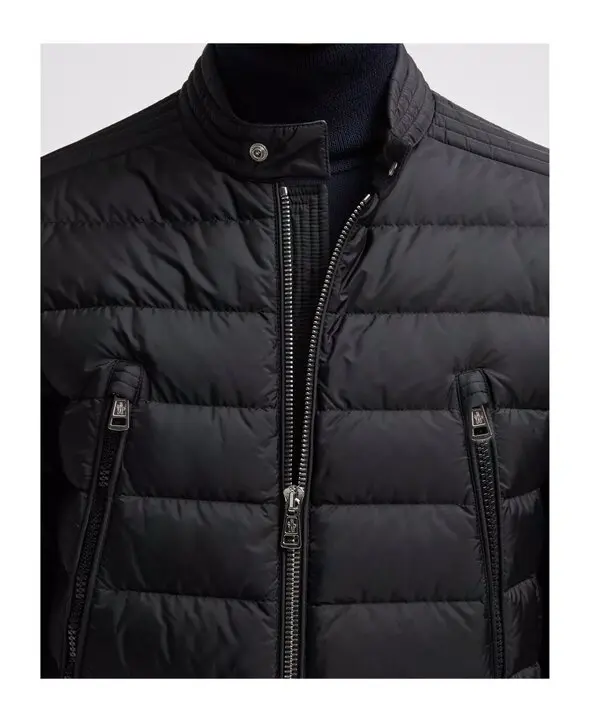 Moncler Amiot Down Biker Jacket