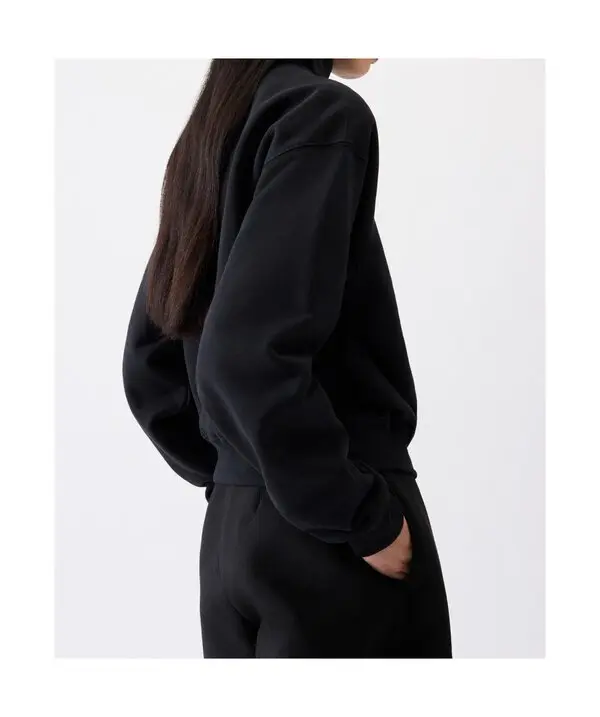Jacquemus Grosgrain Zipped-rollneck Sweatshirt