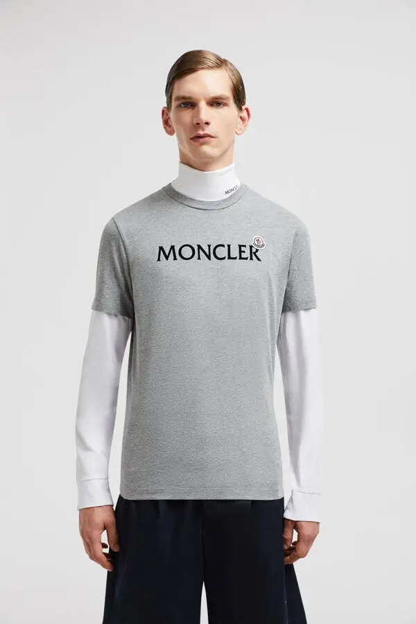 Moncler Logo Flocked T-shirt