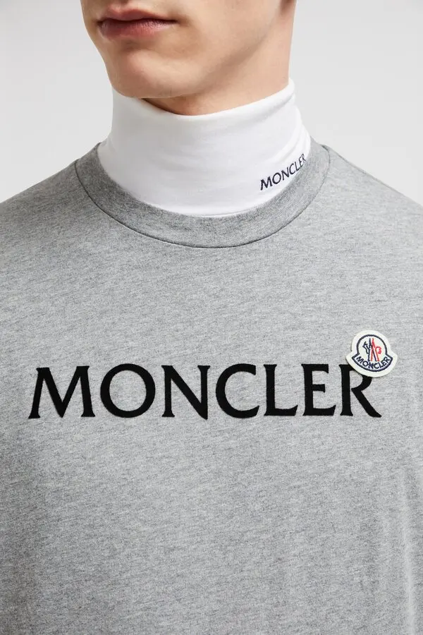 Moncler Logo Flocked T-shirt