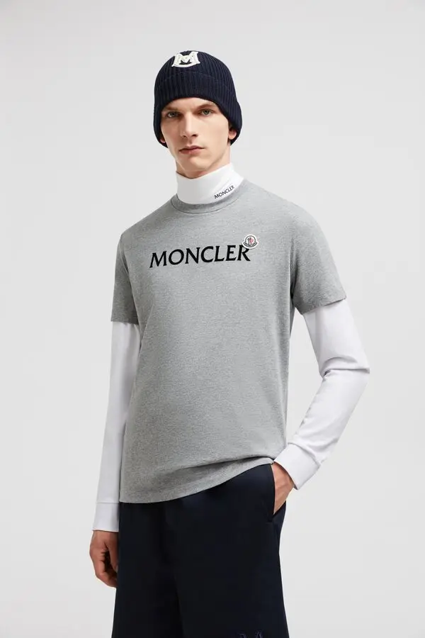 Moncler Logo Flocked T-shirt