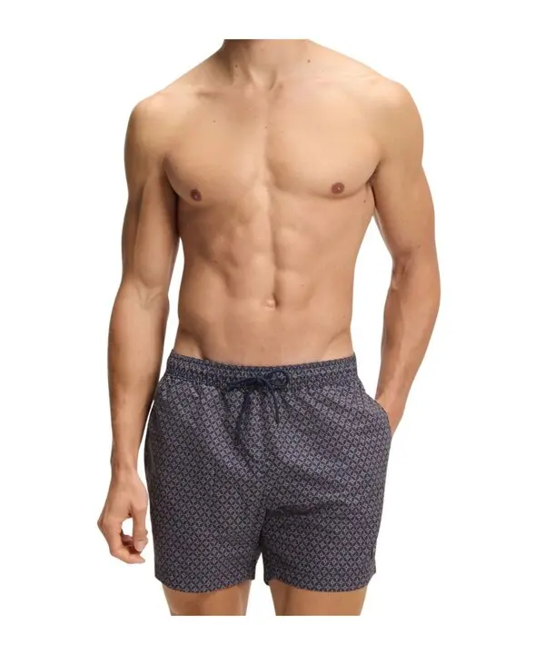 Hugo Boss Graphic-pattern Swim Shorts