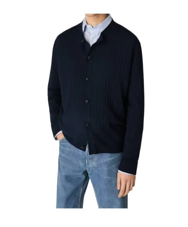 Bottega Veneta Wool Rib Cardigan