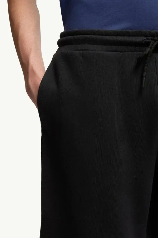 Moncler Logo Patch Drawstring Shorts