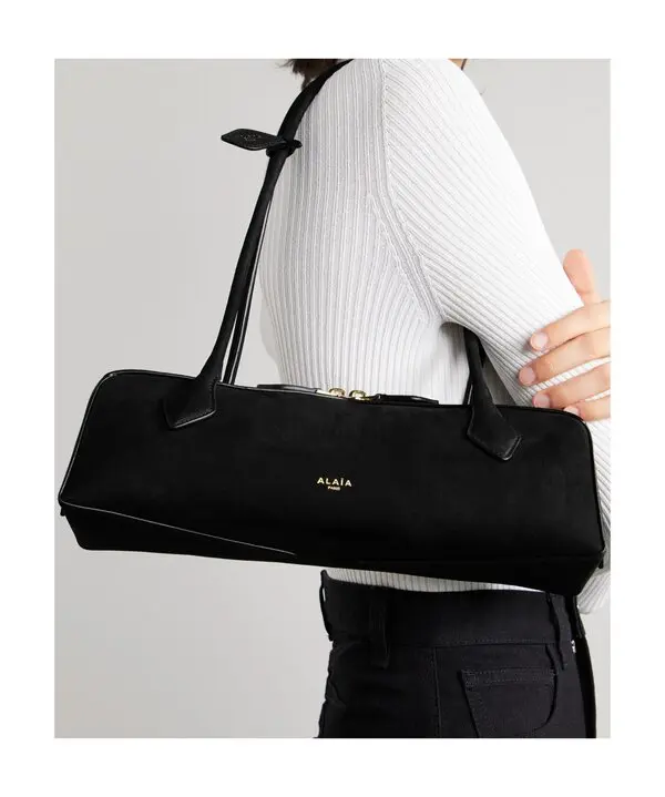 Alaïa Medium Le Teckel Shoulder Bag - Black