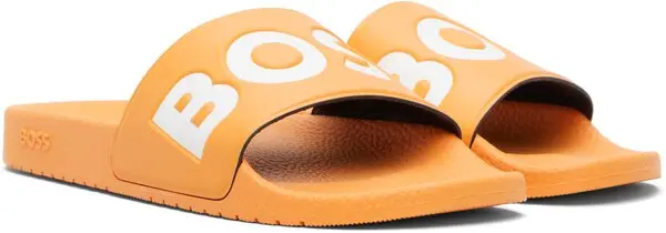 Hugo Boss Logo-detail Open-toe Slides